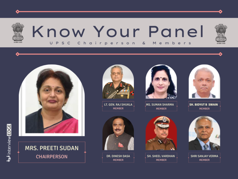 Know Your Panel: UPSC Chairperson & Members Profiles (for 2025 ...